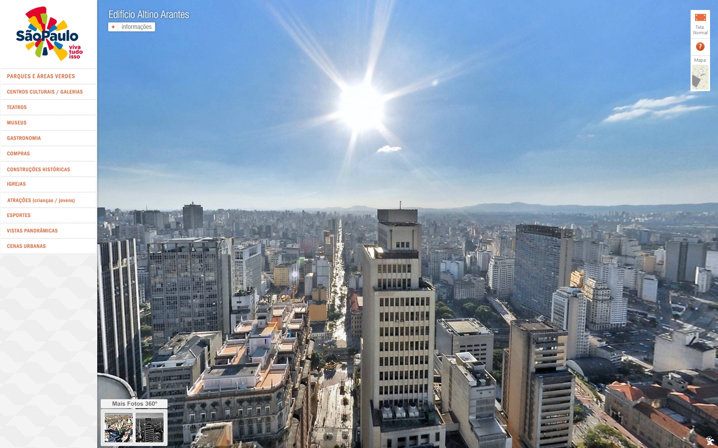 Nova ferramenta permite conhecer São Paulo com imagens em 360 graus ...
